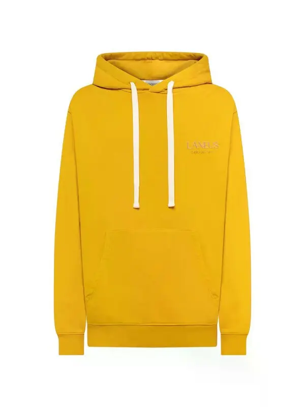 LANEUS Print Hoodie - Yellow