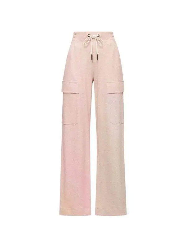 Moncler Drawstring Cargo Trousers - Pink