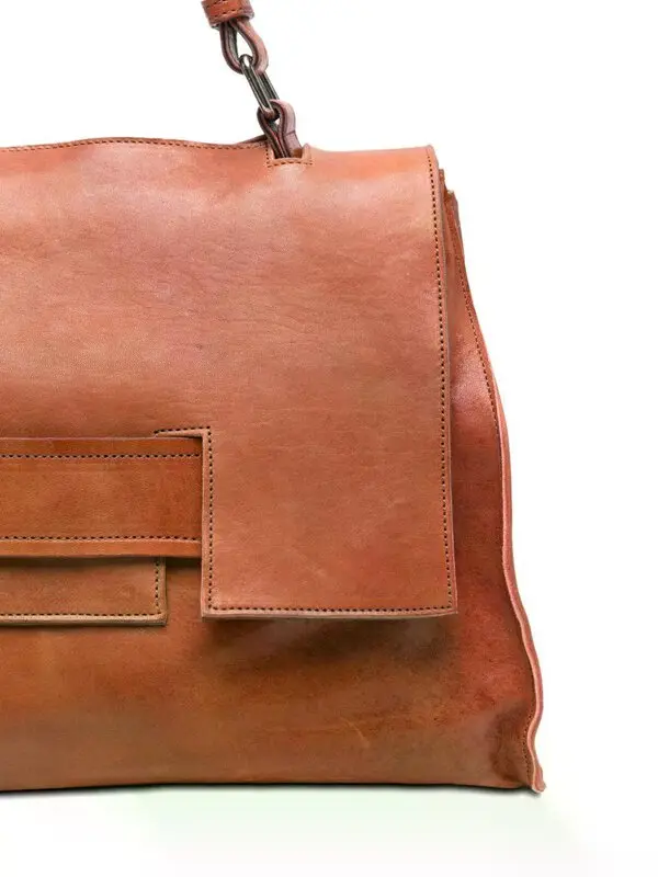 SOMMET Flap-top Leather Shoulder Bag
