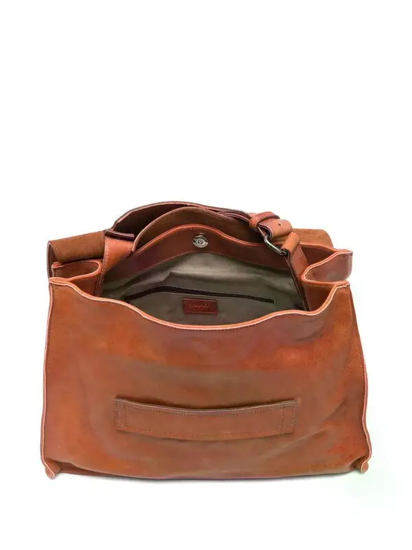 SOMMET Flap-top Leather Shoulder Bag