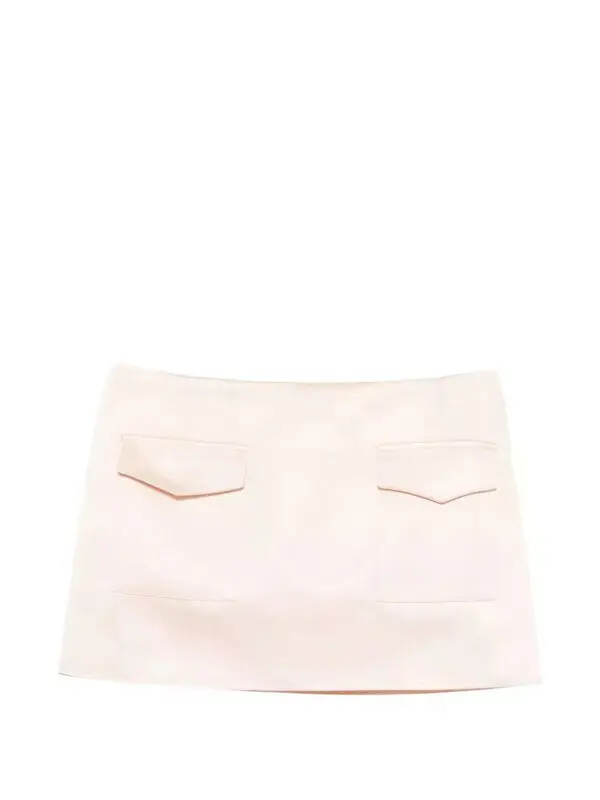 ALFIE Valetta Flap-pocket Mini Skirt - Pink