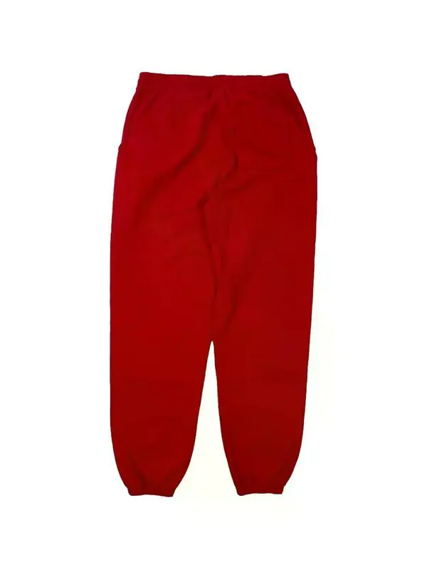 SP5DER X Metro Boomin Heroes X Villains La Exclusive Elasticated Cuffs Track Pants - Red