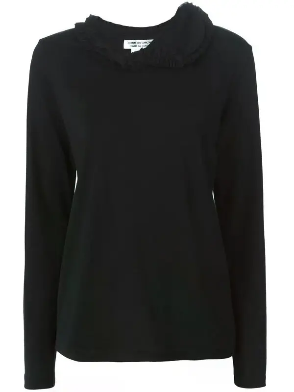 Comme Des Garçons Frilled Collar Sweater