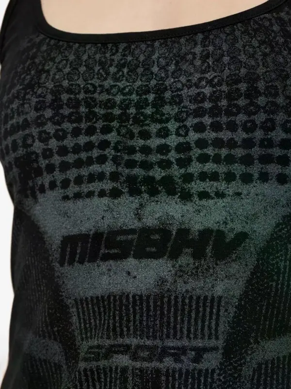 MISBHV Logo-detail Mini Dress