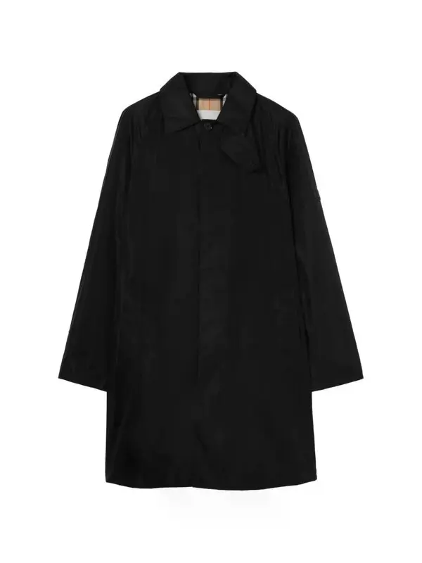 Burberry Nylon Ridgewood Car Coat - Black