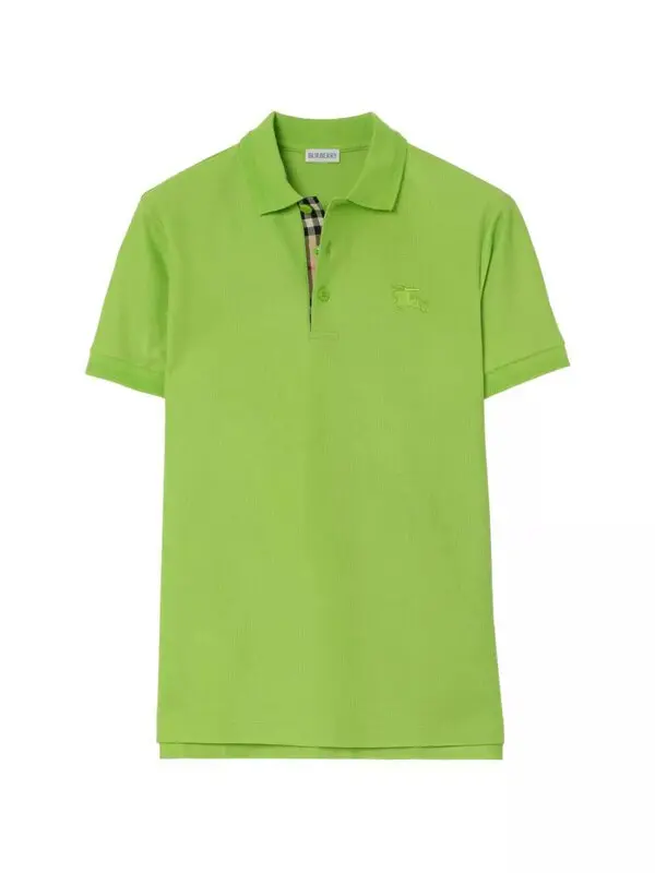 Burberry Cotton Polo Shirt - Green