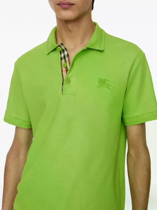 Burberry Cotton Polo Shirt - Green