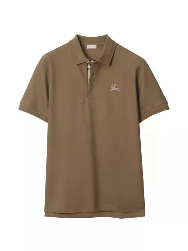 Burberry Cotton Polo Shirt - Brown