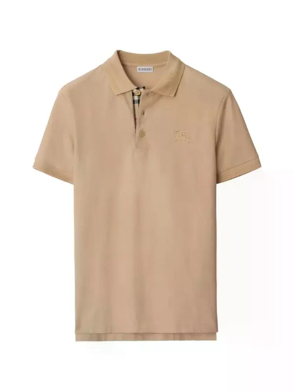 Burberry Cotton Polo Shirt - Neutrals