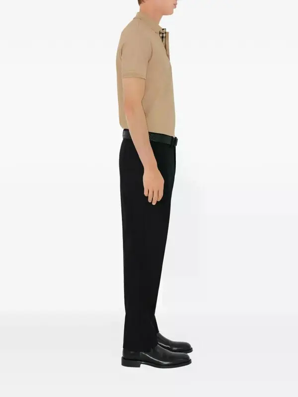 Burberry Cotton Polo Shirt - Neutrals