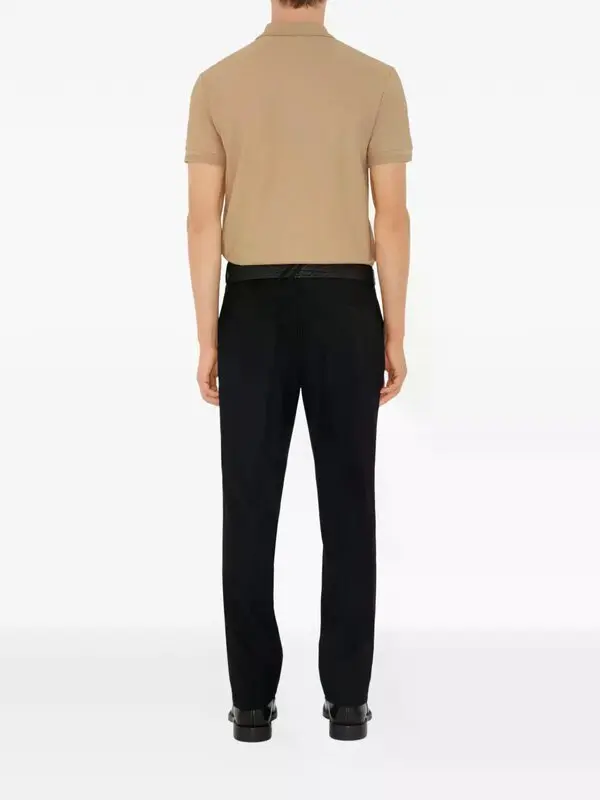 Burberry Cotton Polo Shirt - Neutrals