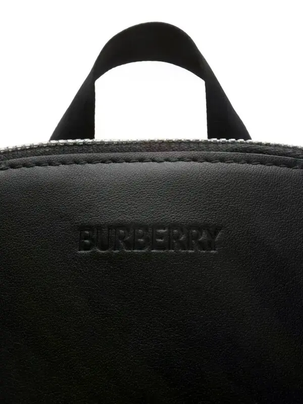 Burberry Embossed Check Backpack