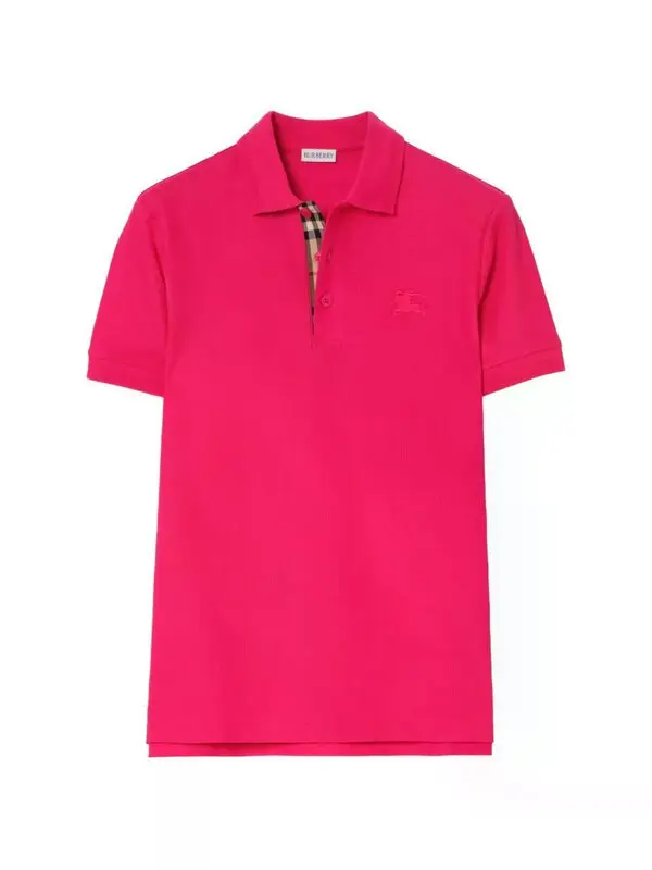 Burberry Cotton Polo Shirt - Pink