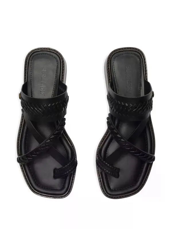 Burberry Baez Leather Sandals