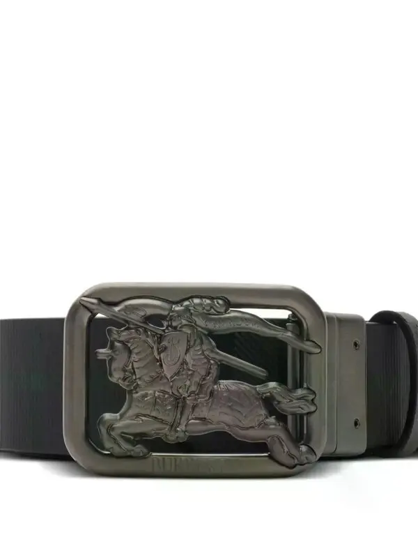 Burberry Reversible Check Rider Belt - Grey