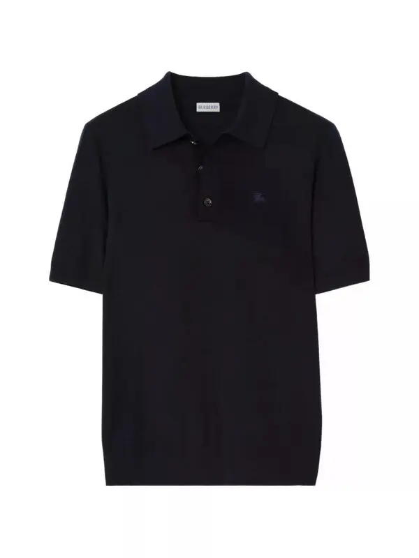 Burberry Cashmere Polo Shirt - Blue