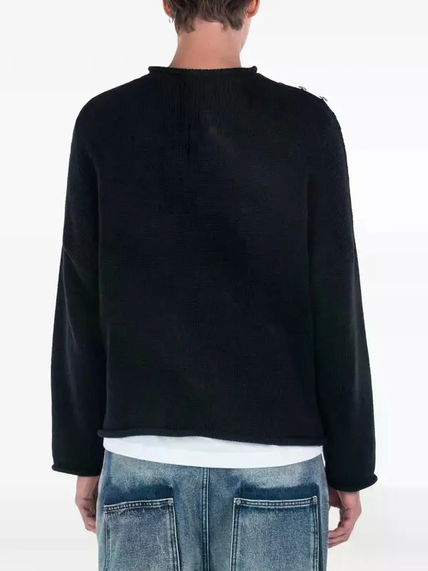 PROTÉMOA Buttoned-shoulder Sweater