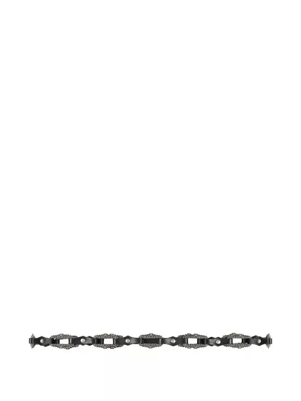 Ba&sh Baptiste Embellished Chain Belt - Black