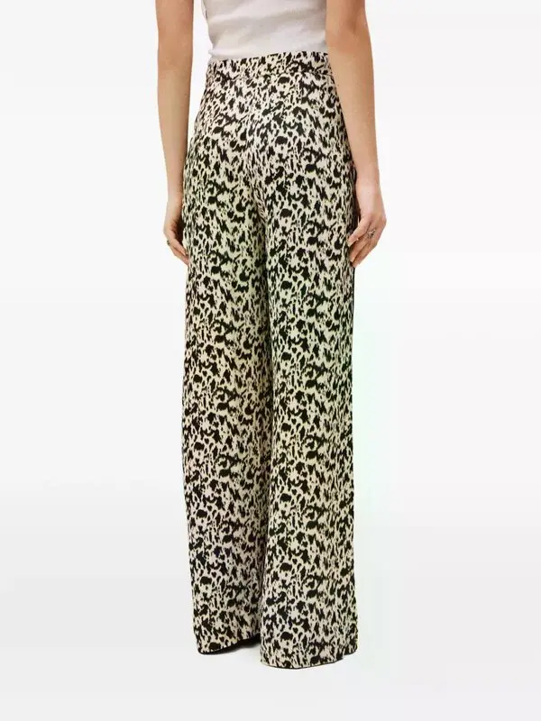 Ba&sh Printed Wide-leg Trousers - Neutrals