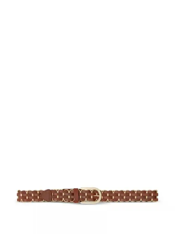 Ba&sh Beck Woven-design Belt - Brown