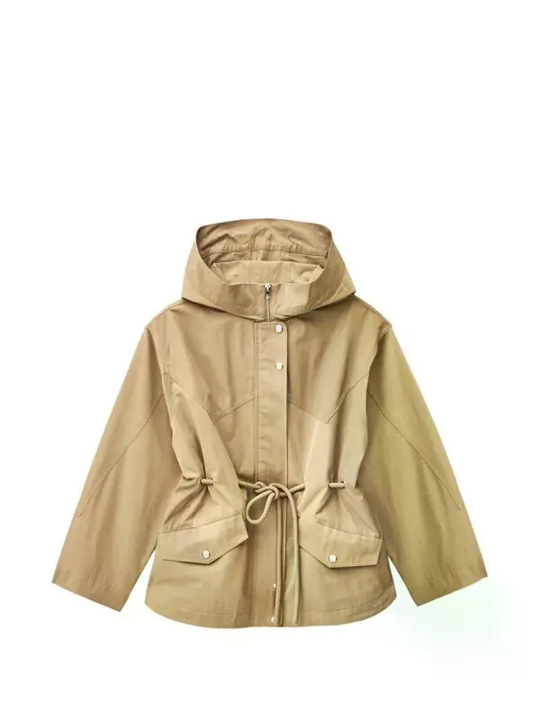 Ba&sh Ilio Hooded Drawstring Jacket