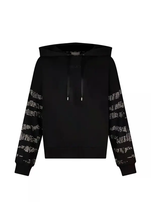 Liu Jo Long-sleeve Drawstring Hoodie - Black
