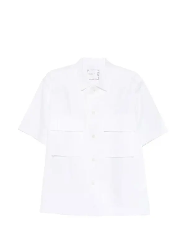 Sacai Pocket Short-sleeve Shirt - White