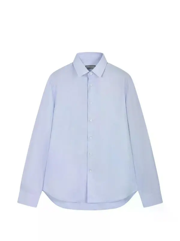 Canali Oxford Cotton Shirt - Blue