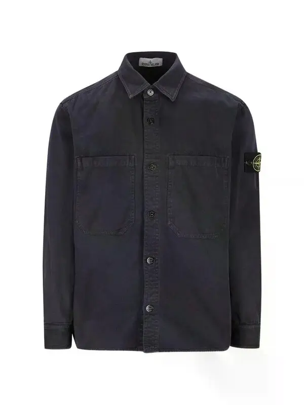 Stone Island Chest-pocket Overshirt - Blue