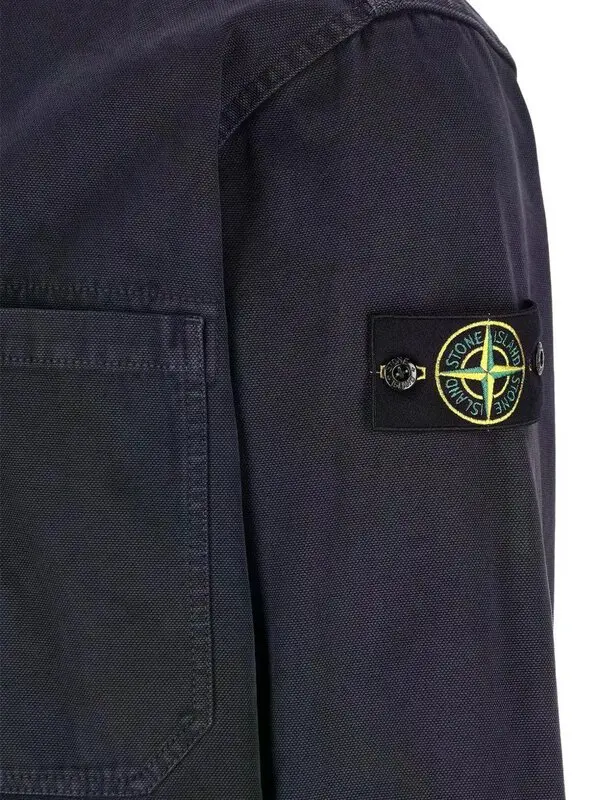 Stone Island Chest-pocket Overshirt - Blue
