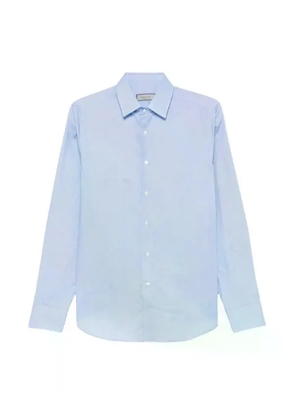 Canali Checked Shirt - Blue