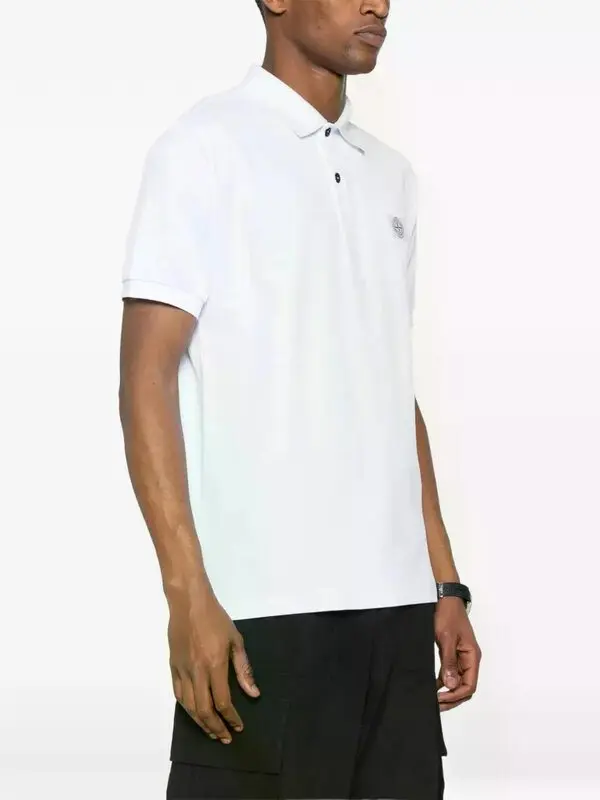 Stone Island Logo Patch Polo Shirt