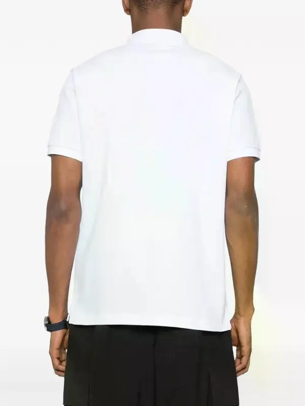 Stone Island Logo-patch Polo Shirt - White
