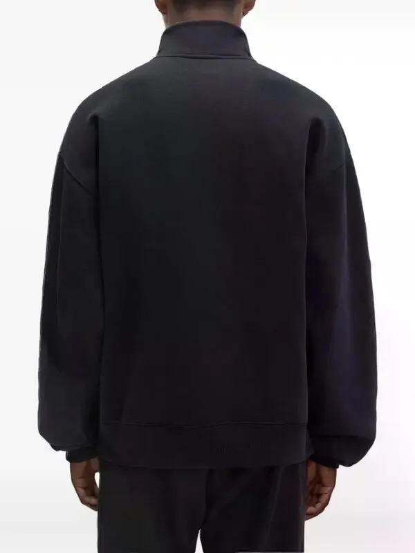 Jacquemus Gros-grain Half-zip Sweatshirt