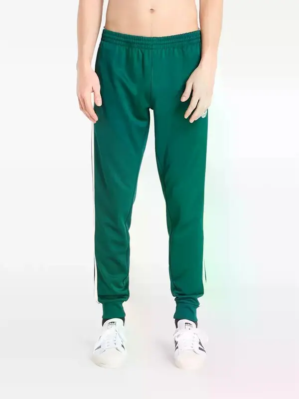 Adidas Striped Track Pants - Green