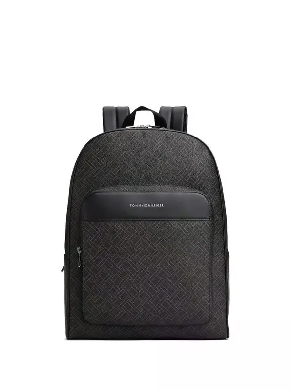Tommy Hilfiger Geometric Backpack - Black