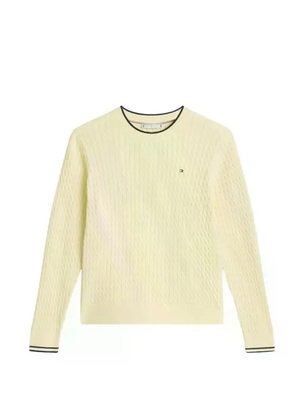 Tommy Hilfiger Cable-knit Jumper - Yellow