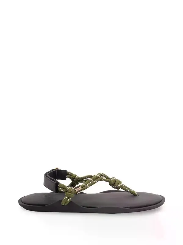 Flowze Knot-detail Sandals - Green