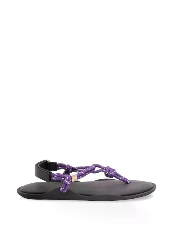 Flowze Flò Knot-detail Sandals - Purple