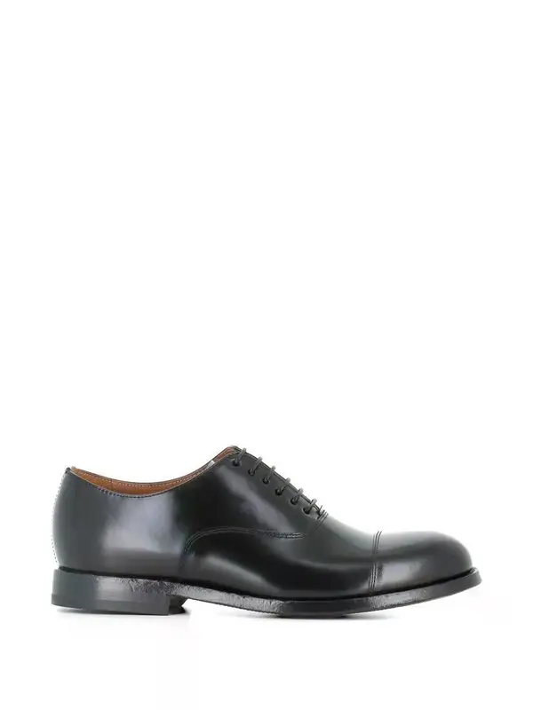 GREEN GEORGE Cap Toe Oxford Shoes - Black