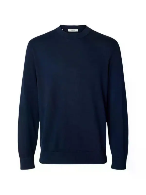 SELECTED Long-sleeved Sweater - Blue