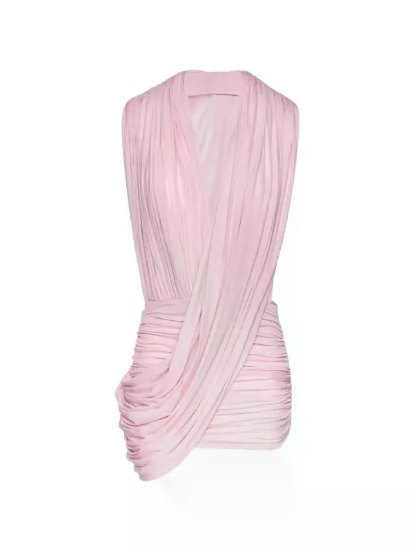 Magda Butrym Draped Mini Dress - Pink