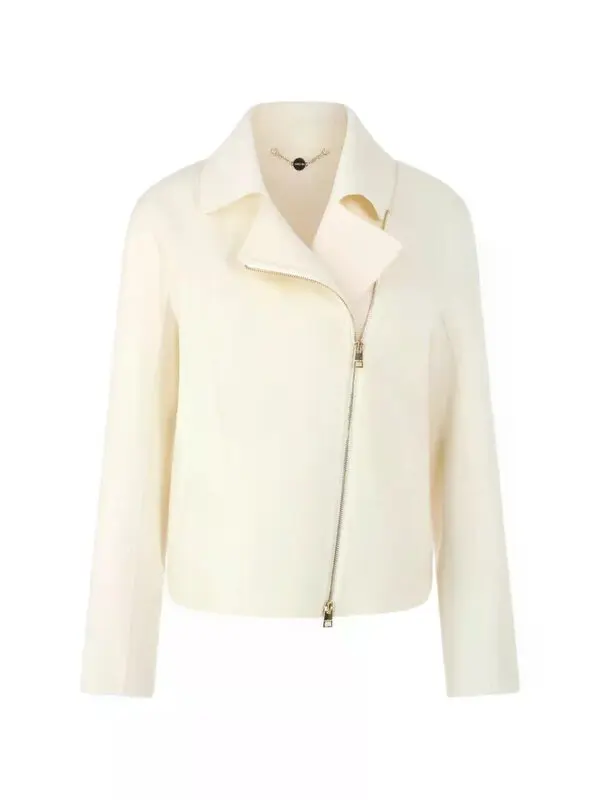 MARCCAIN Asymmetric-zip Biker Jacket - Neutrals