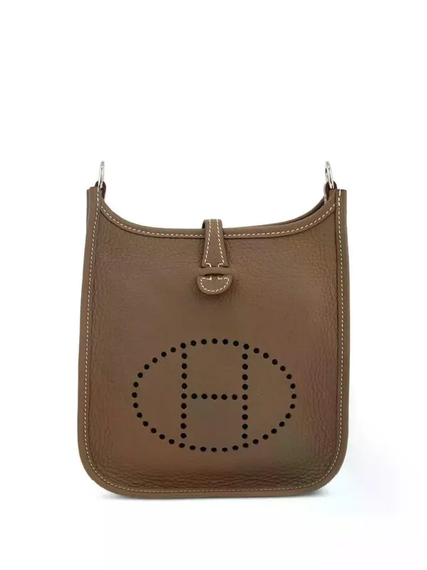 Hermès 2024 Evelyne Mini Leather Shoulder Bag - Neutrals