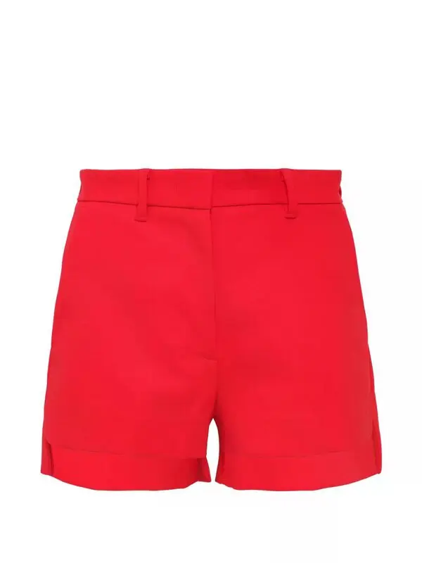 MSGM Cuffed Tailored Shorts - Red