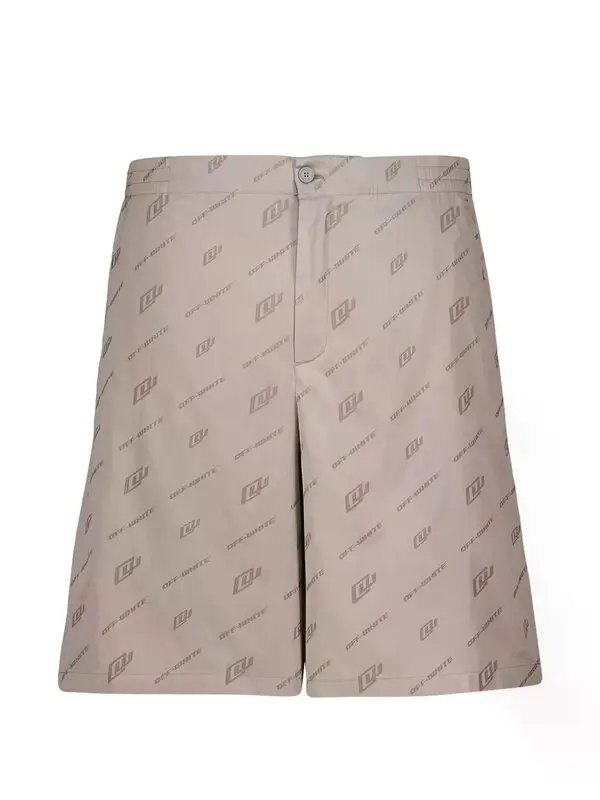 Off-White Jacquard Bowling Shorts