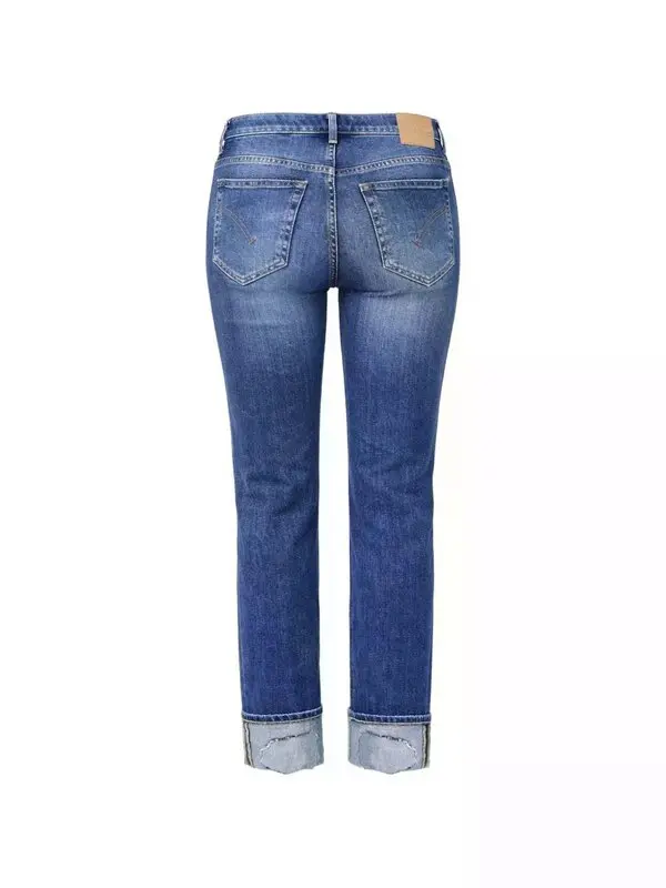 DONDUP Distressed Cropped Jeans