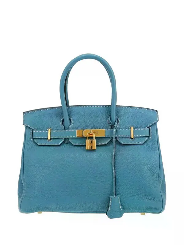 Hermès 2014 Birkin 30 Handbag - Blue