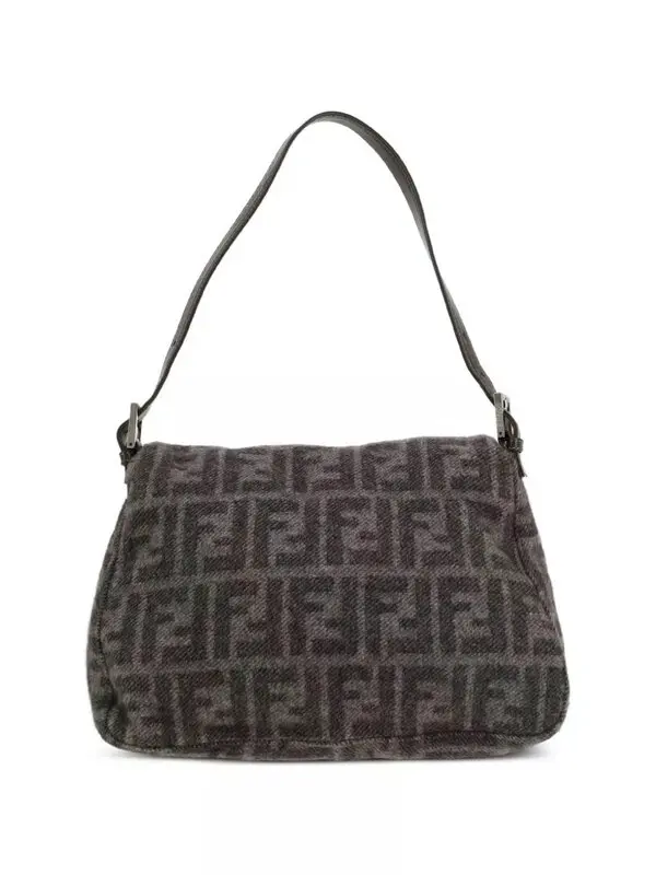 Fendi 2000s Mamma Baguette Handbag - Grey