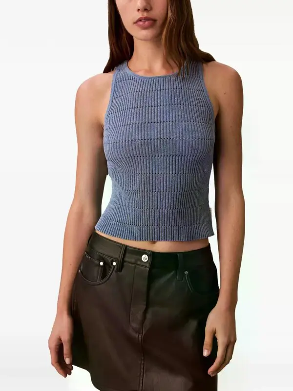 Calvin Klein Openwork-construction Top